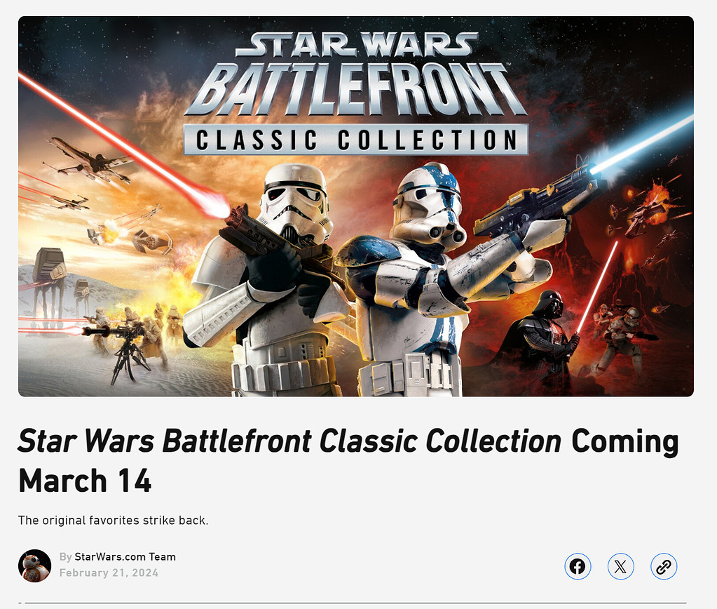 Star Wars Battlefront Classic Collection - Other Games - aloha.pk community